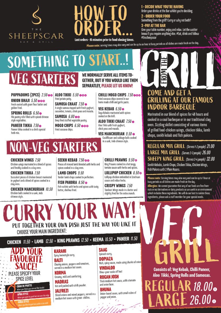 RESTURANT MENU – tsbg